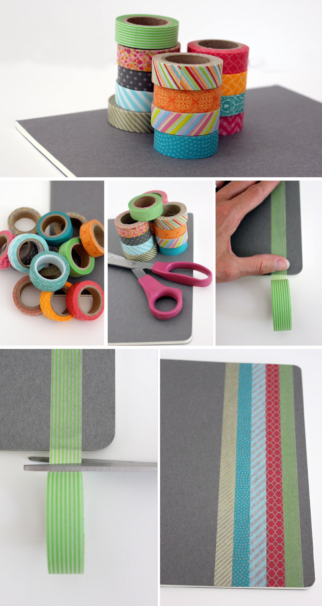 DIY Project – Washi tape notebook