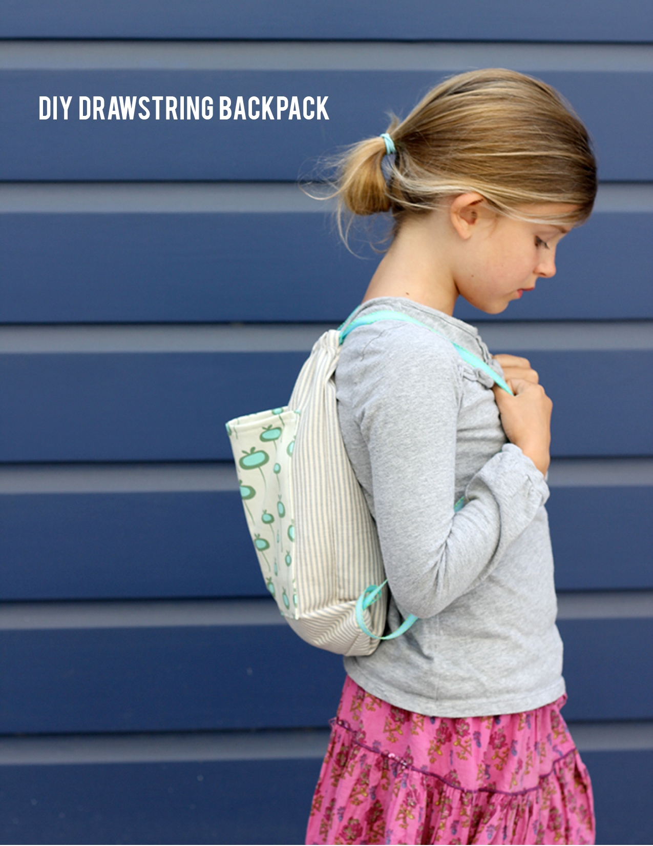 DIY Drawstring Backpack
