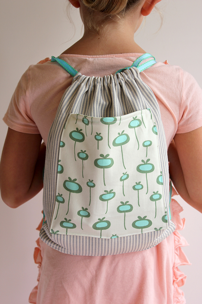 DIY Drawstring Backpack