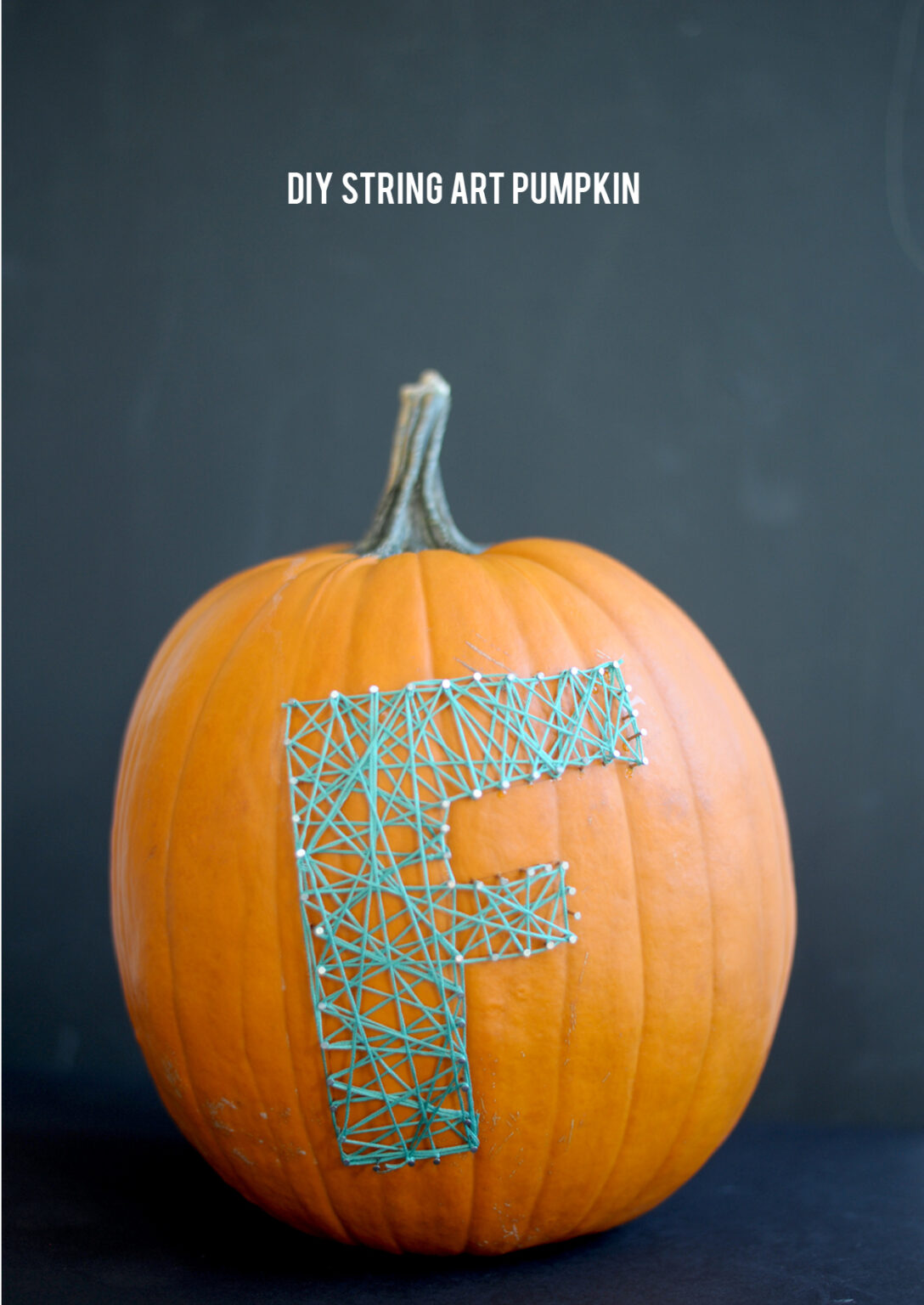 DIY String Art Pumpkin