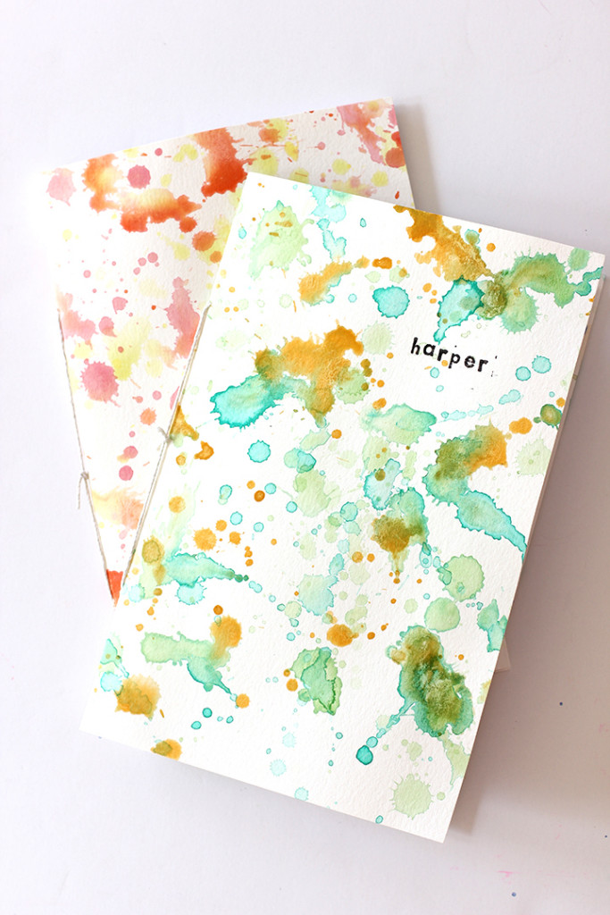 DIY Watercolor Notebook