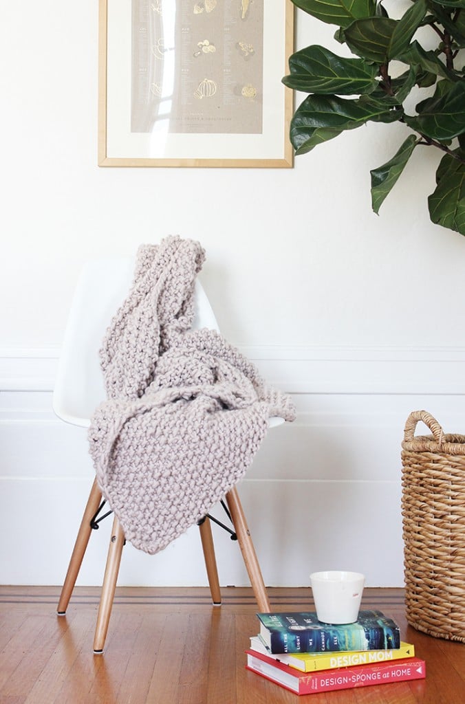 DIY Wool Blanket + We Are Knitters - Alice and Lois