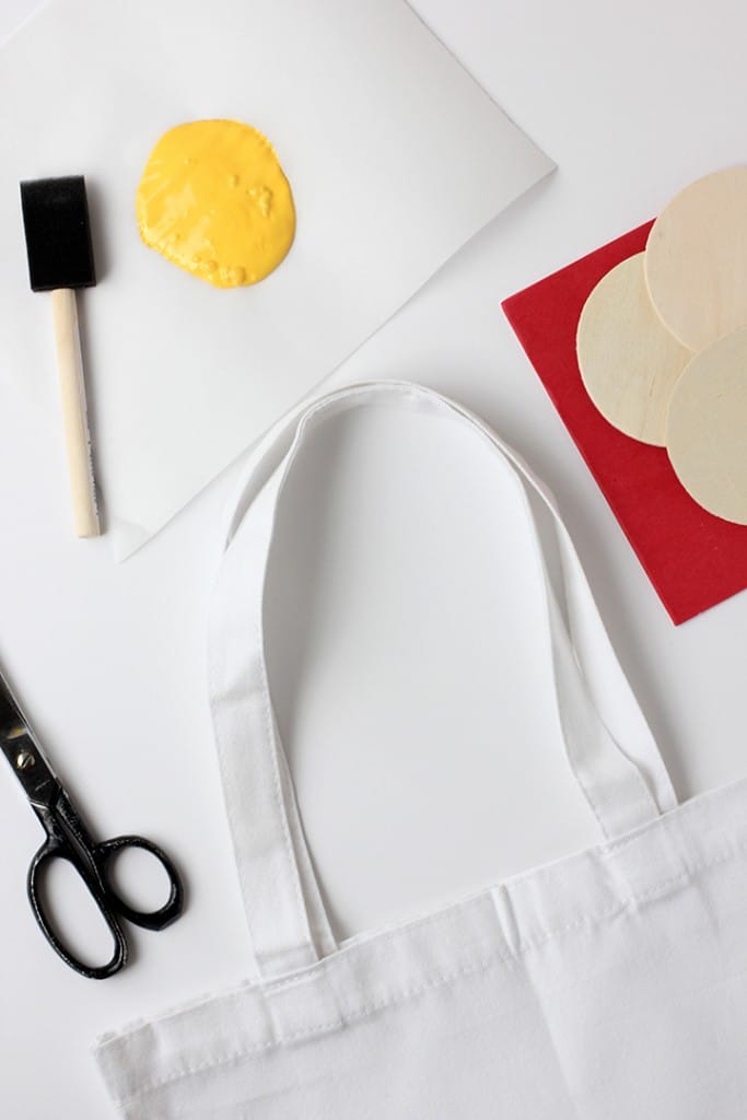 DIY Stamped Lemon Tote Bag - Alice and Lois