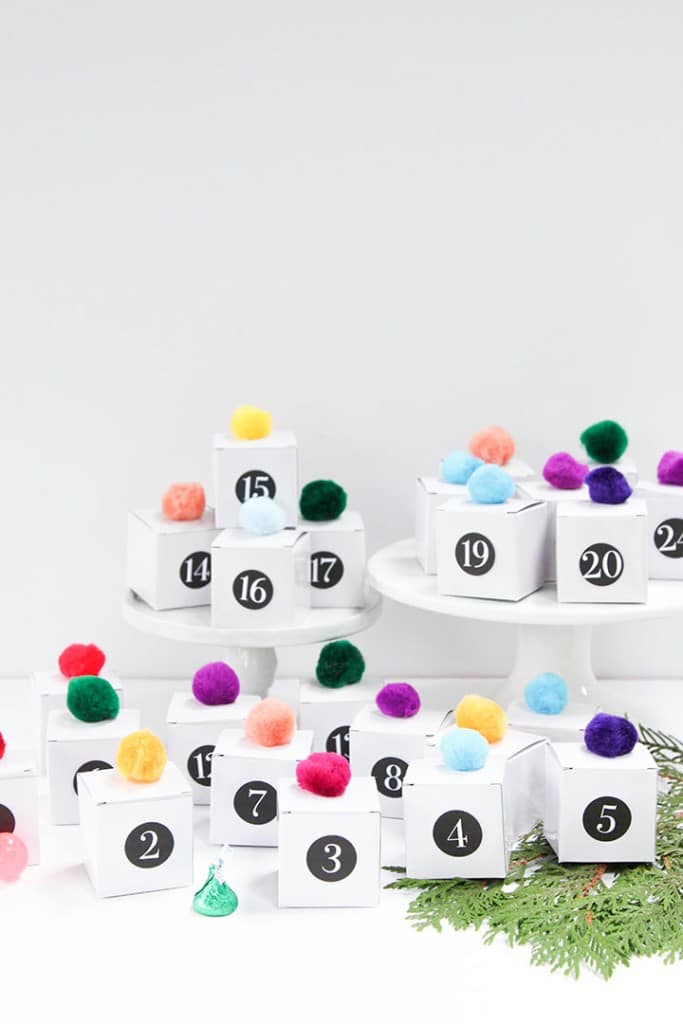 DIY Mini Box Advent Calendar - Alice and Lois