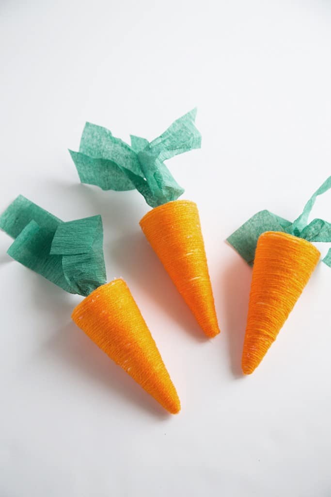 DIY Easter Carrot Decorations - Alice and Lois