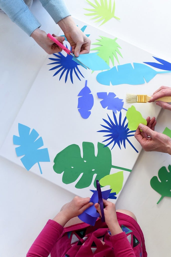 DIY Collaborative Wall Art - Alice and Lois