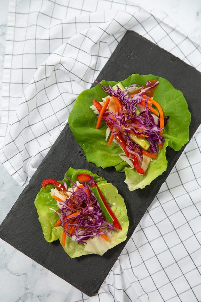 Lettuce Wraps Three Ways - Alice and Lois
