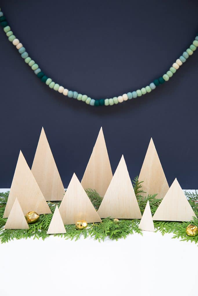 DIY Balsa Wood Tree Village - Alice and Lois