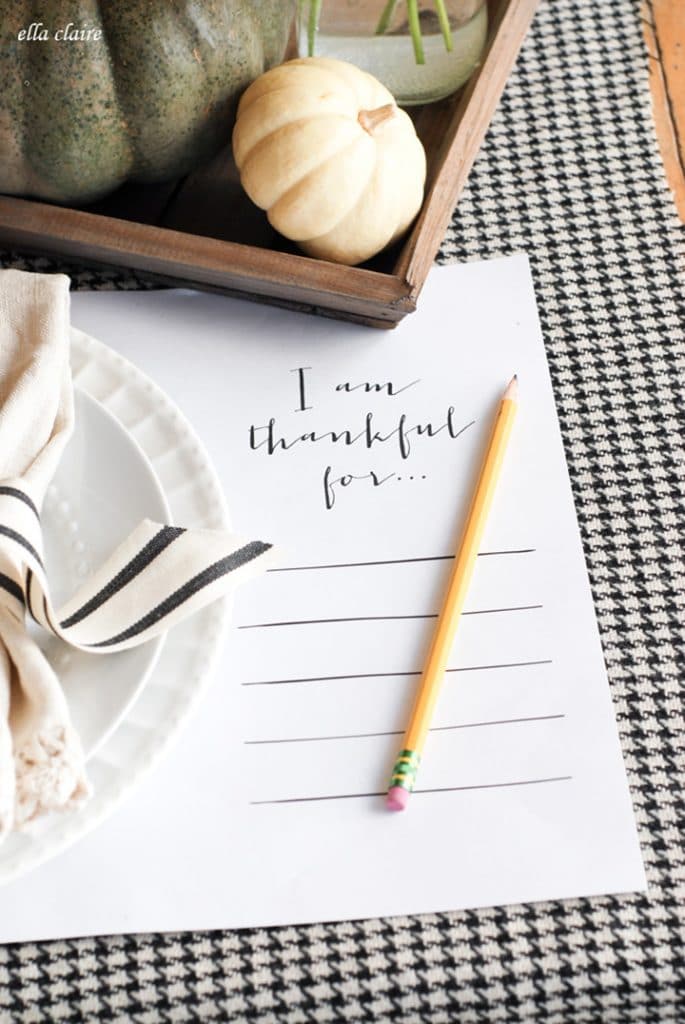 Thanksgiving Gratitude Free Printable Activities - Alice and Lois