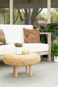 IKEA Hack Alseda Stool to Coffee Table - Alice and Lois