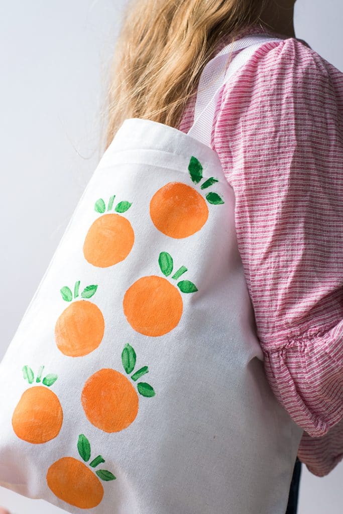 DIY Hand Stamped Tote Bag - Alice and Lois