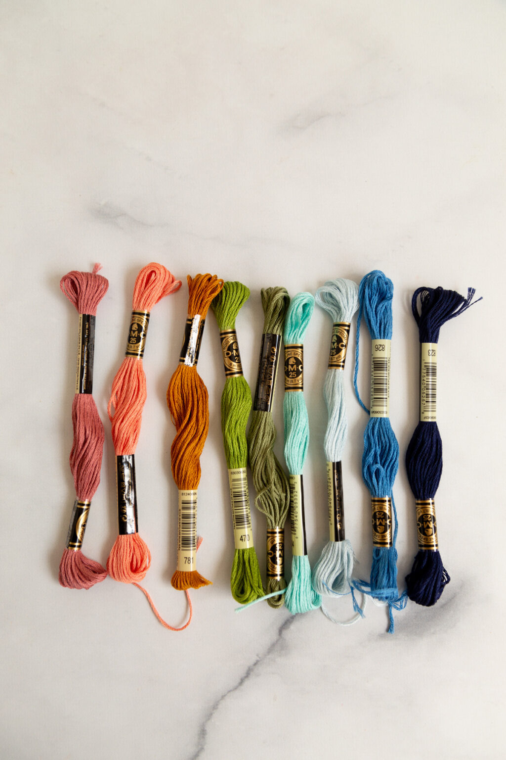 DIY Chain Stitch Linen Coasters - Alice and Lois