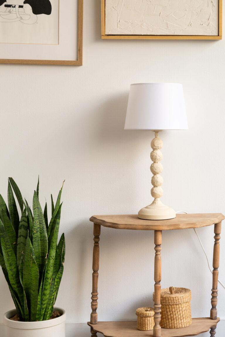 Ikea Hack Spindle Base Lamp - Alice and Lois