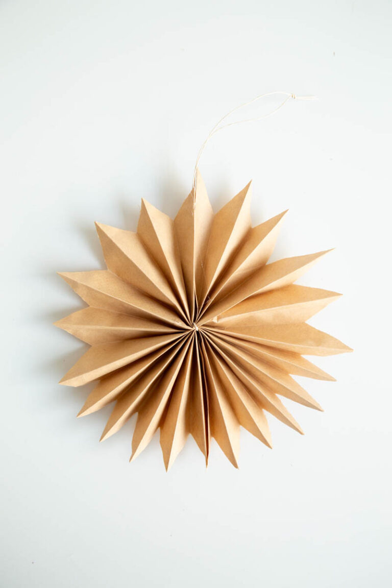 DIY Small Paper Bag Stars - Alice and Lois